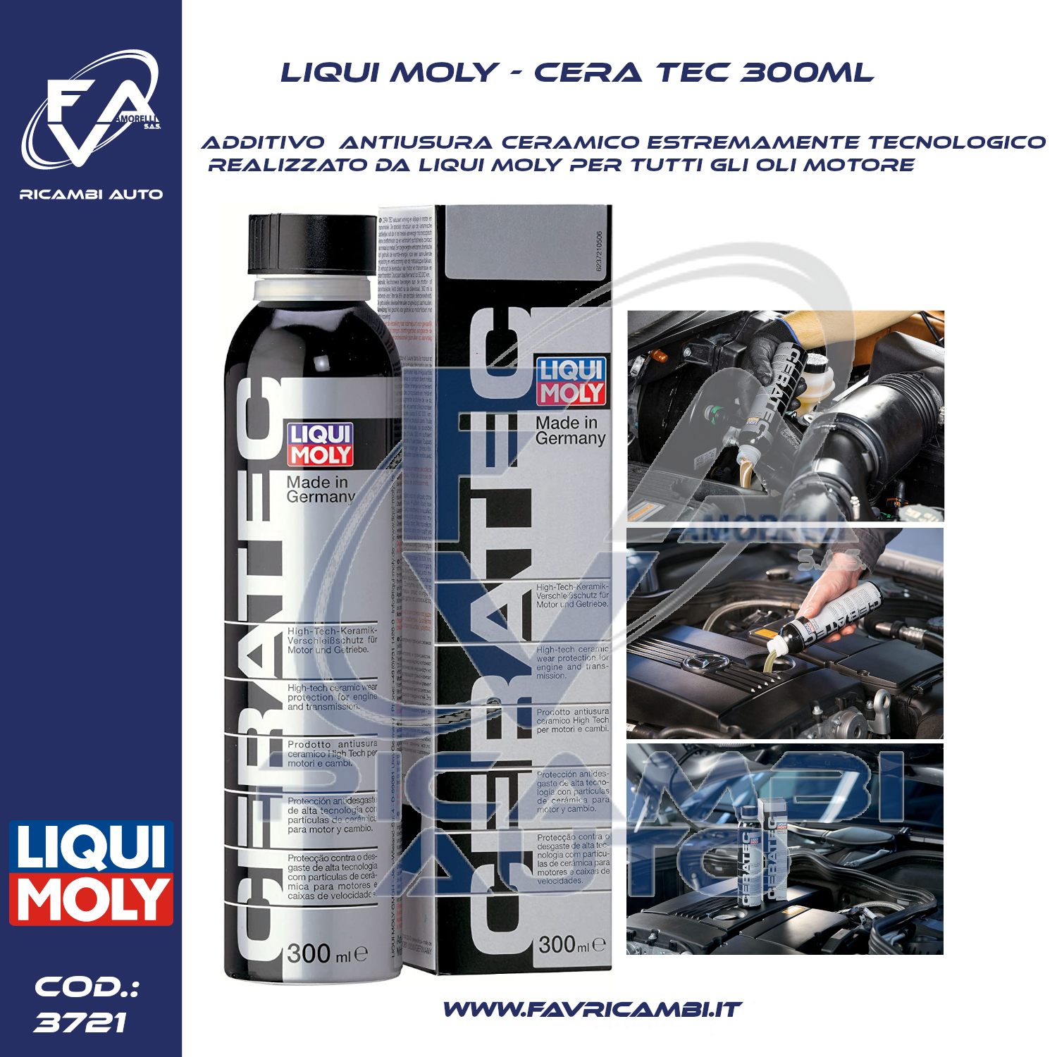 LIQUI MOLY CERA TEC 300ml | F.A.V. di Amorelli Vincenzo & C. s.a.s.