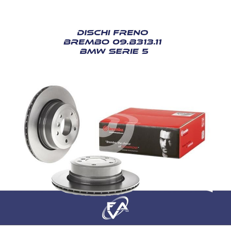 Coppia Dischi freno 09.B313.11 Brembo per BMW Serie 5 | F.A.V. di Amorelli Vincenzo & C. s.a.s.